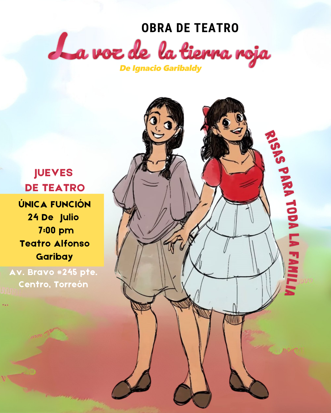 La voz de la tierra roja - Jueves 24 de Julio - Teatro Alfonso Garibay ...